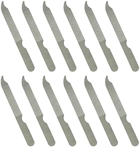 Amazon.com : Cafurty Nail Tools - 5pcs Metal Double Sided Nail File ...