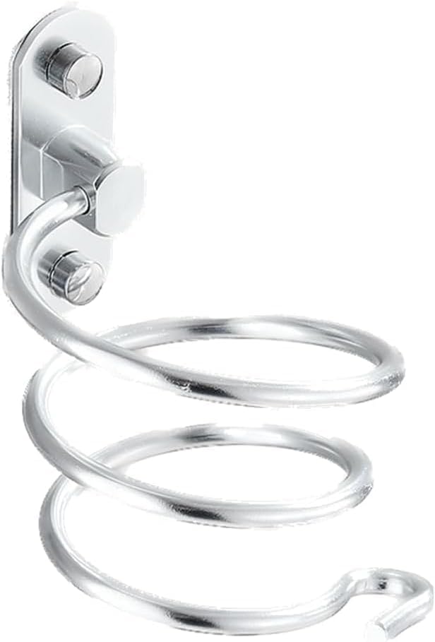 Amazon.com: Bathroom Hair Dryer Holder Wall Mounted Holders Blow Dryer ...