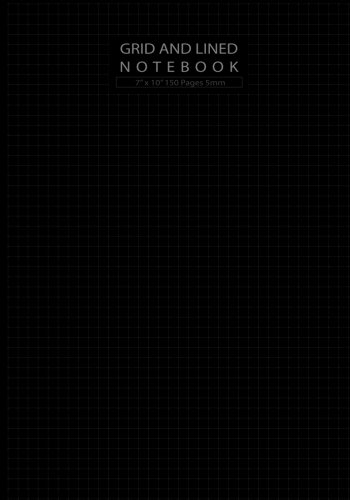 Grid and Line Notebook 7 x 10, 150 Pages 5mm spacing Vol.1: 7 x 10 ...
