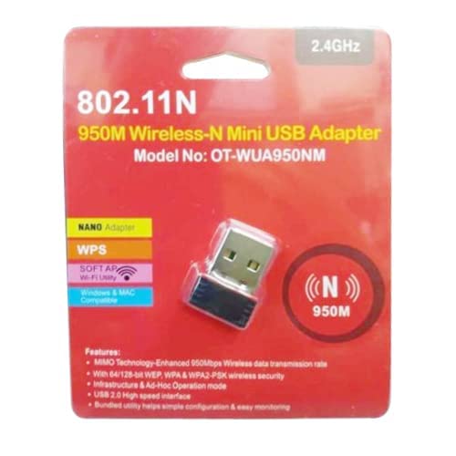 at 950M Wireless-N Mini USB Adapter (OT-WUA950NM) | 802.11N Wireless-N ...