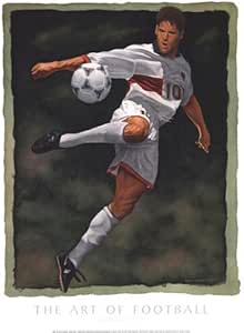 Amazon.com: The Art of Football - Scissor Kick by Glen Green 19.75X23 ...
