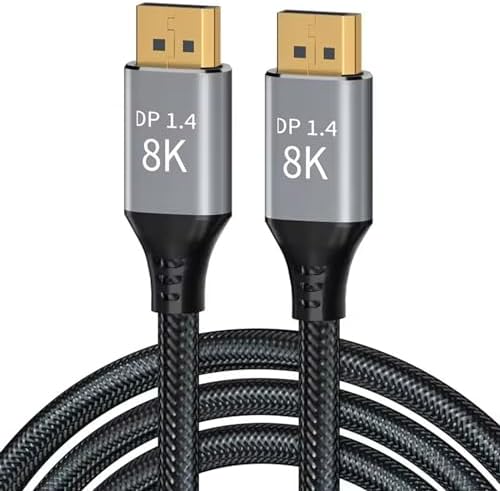CableDeconn 10M 33FT 8K 1.4 DisplayPort Cable 8K@60Hz 4K@144Hz High ...