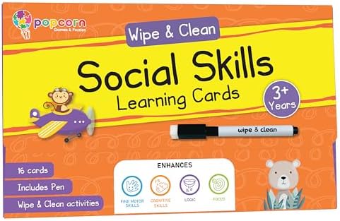 Buy Popcorn Games & Puzzles Interactive Social_Skills Flash Cards 2 ...