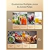 Juicer Machines JUILIST, Centrifugal Juicers Whole Vegetables and Fruit ...