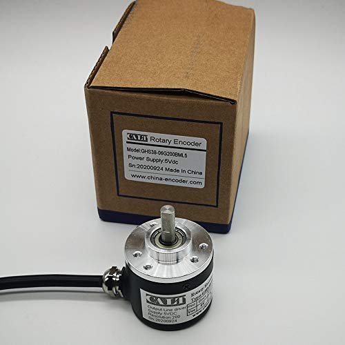 Snapklik.com : 38mm Outer Diameter 6mm Solid Shaft Rotary Encoder ...