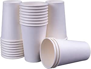 Copo de papel liso 180 ml biodegradavel descart vel 500 unidades | Amazon.com.br