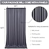 Amazon.com: 30 ft x 10 ft Wrinkle Free Charcoal Backdrop Curtain for ...