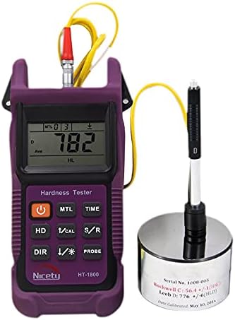 DHliIQQ Digital Portable Hardness Tester LCD Brinell Rockwell B & C ...