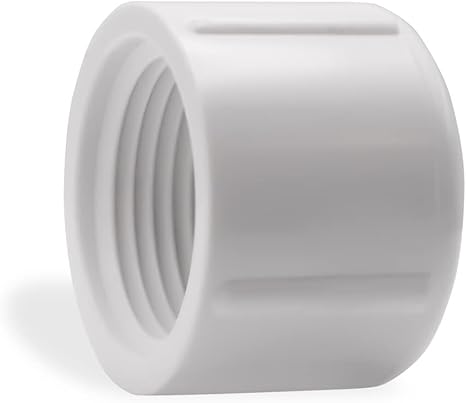 1-1/4 Inch FNPT Female Pipe Thread Plastic Pipe End Cap - 1-1/4 PVC ...