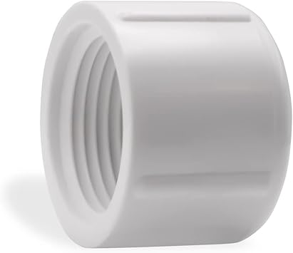 1-1/4 Inch FNPT Female Pipe Thread Plastic Pipe End Cap - 1-1/4 PVC ...