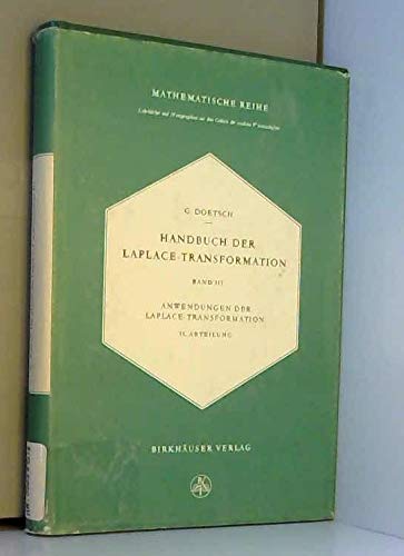 Amazon.com: Handbuch der Laplace-Transformation: doetsch, gustav: Books
