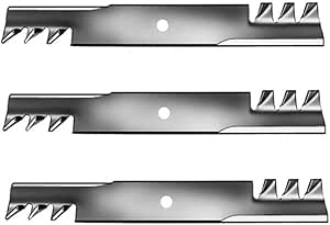 Amazon.com : RATION for Set of 3 Mulching Blades for Dixie Chopper ...