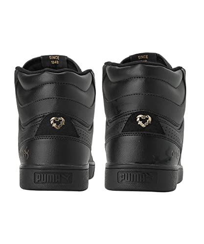 Puma Mens Shuffle Mid one8 Better V2 Black-Team Gold Sneaker - 6 UK ...