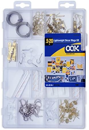 OOK Picture Hangers, Traditional Picture Hanger Kit, Brass Picture ...