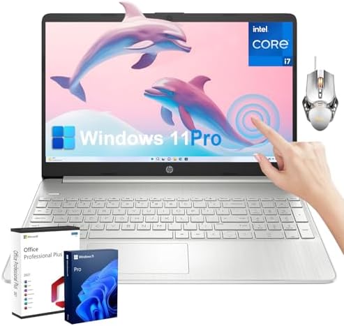 Amazon.com: HP 15 Touch Screen Laptop Computer - 12th Generation Intel ...