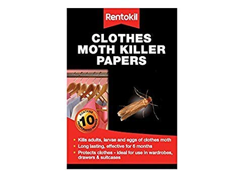 Rentokil 3 x Clothes Moth Killer Papers - Pack of 10 : Amazon.co.uk: Garden