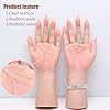 Amazon.com: Realistic Silicone Female Hand Model Fake Hand Flexible ...