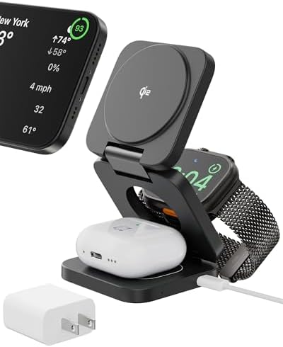 Amazon.com: ADAM elements Qi2 Magnetic Wireless Charger/Fast Charger ...