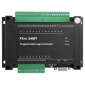 24V DC PLC Control Programmable Logic Controller FX1N-24MT Industrial ...
