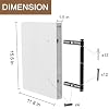Amazon.com: Sumbame White 12 Inch Deep Floating Shelves Set of 2 ...