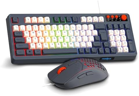 Amazon.in: Buy Frontech Wired Aero Blade Gaming Keyboard & Mouse Set ...