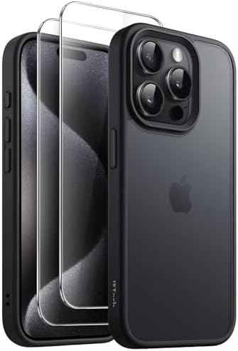 Amazon.com: JETech 3 in 1 Matte Case for iPhone 13 Mini 5.4-Inch with 2 ...