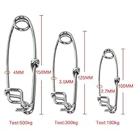 Stainless Steel Longline Snap Clips 10 PCS High Strength Branch Hanger ...