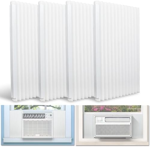 Amazon.com: Flamorrow Window Air Conditioner Side Panels Kit, 4 Pcs ...