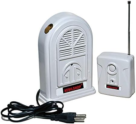 KEBILSHOP Long Range Wireless Heavy Duty Remote Bell, Calling Bell for ...