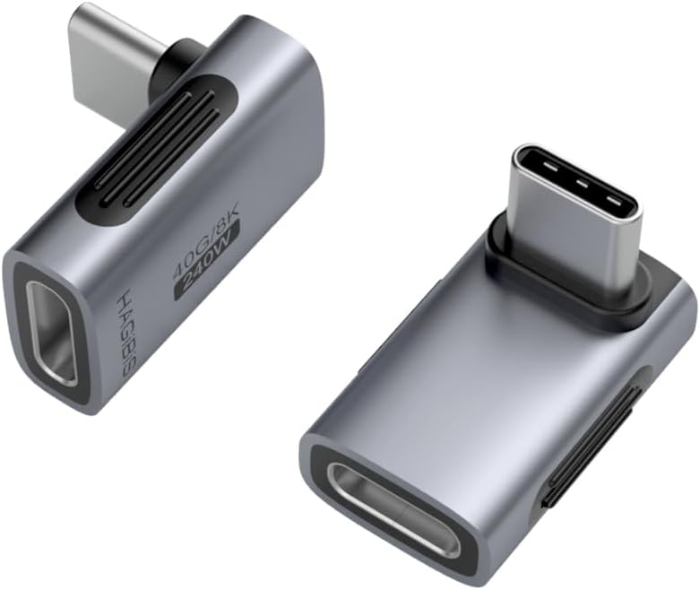 Amazon.com: Hagibis 240W 40Gbps 8K USB C Adapter, USB-C Male to USB-C ...