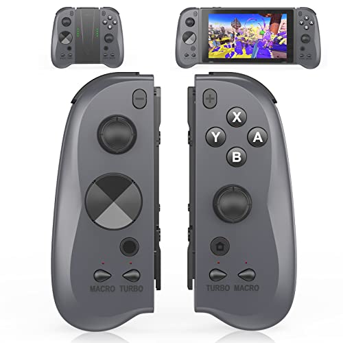 Snapklik.com : Joycons Controller For Nintendo Switch SW4009 Grey