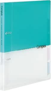 Amazon.com : Kokuyo Campus 2-Ring Loose Leaf Binder, B5, 2 Holes, Up to 100 Sheets, Light Blue ...