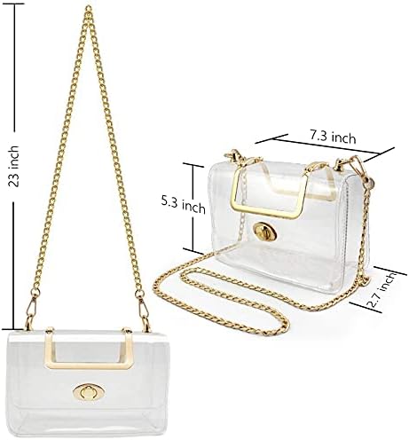 Amazon.com: MOETYANG Clear Purse for Women,Clear Clutch Purse Crossbody ...