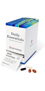 Amazon.com: Persona Nutrition Daily Essentials Multivitamin Pack for Women & Men (28 Pack ...
