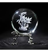 Amazon.com: 60mm Tree of Life Crystal Ball with Stand 3D Laser Engraved ...
