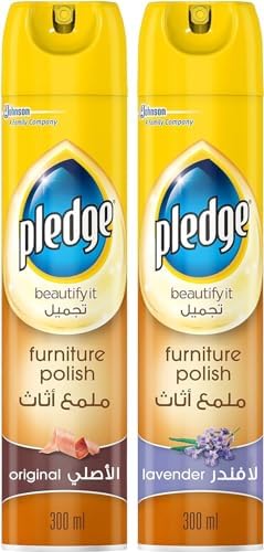 Pledge Beautify It Furniture Polish Spray Bundle, Lavendar & Original ...