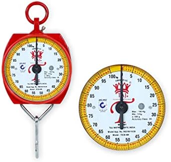 TAJ+100Kg-500g Circular/Hanging Suspended Dial Type Spring Balance Best ...