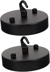 Uonlytech 2pcs Ceiling Lamp Base Ceiling Canopy Light Fixture mounting ...