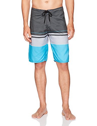 Buy Burnside Men's Ripped Dobby Stretch Boardshort, Teal, 36 at Amazon.in