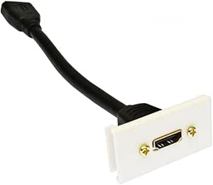 Heavy Duty Faceplate Module with HDMI Stub - 20 cm: Amazon.co.uk ...