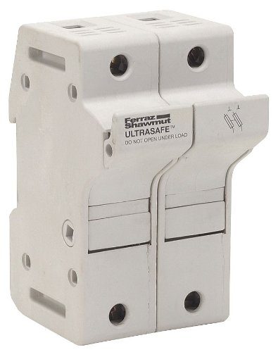 Fuse Block, Industrial, 60A, 2 Pole: Electrical Fuse Holders: Amazon ...