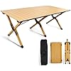 Amazon.com: rollingsurfer Folding Camping Table, Lightweight Roll-Up ...