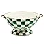 Amazon.com: MACKENZIE-CHILDS Checkered Enamel Serving Bowl for ...