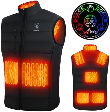 DOACE Heated Vest for Women and Men, Smart Electric Heating Vest ...