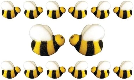 Amazon.com : Bees Cakes Decorations #45148 - Bumble Bee Shaped Edible ...