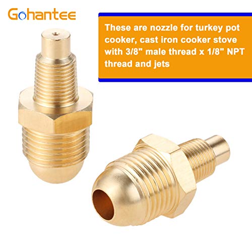 Snapklik.com : Gohantee Propane Orifice Connector Brass Tube Fitting 3/ ...