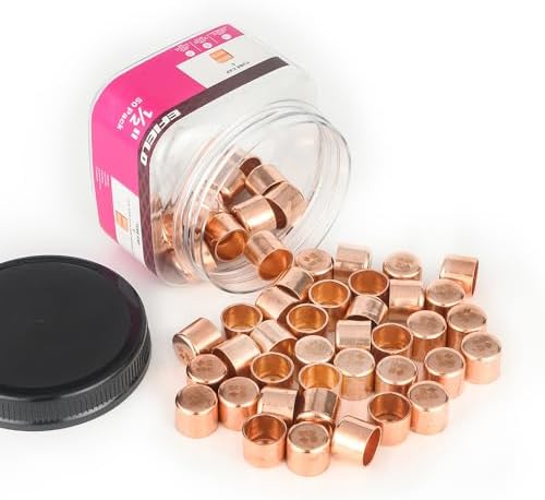 Amazon.com: PATIKIL 3/8 Inch ID Copper Pipe End Cap, 5 Pack Copper ...