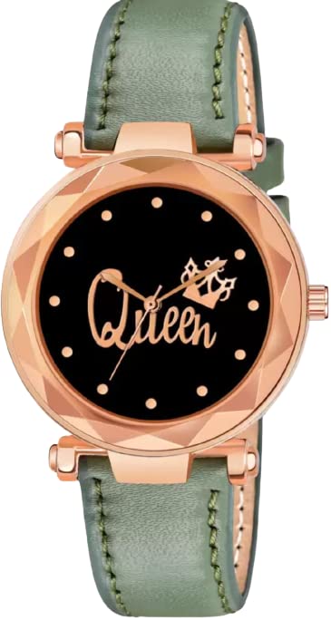 Buy VARNI RETAIL Women's Queen Dial Leathers Strap Analog Watch | Wrist ...