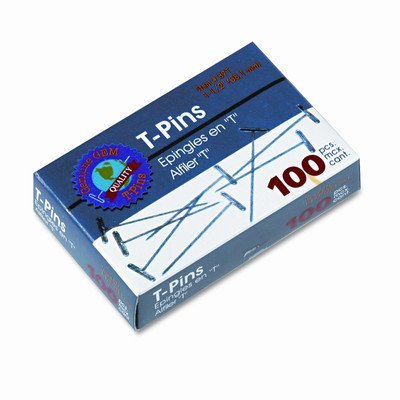 Gem T-Pins, Steel, 1 1/2", 100/Box [Set of 4] : Amazon.in: Office Products