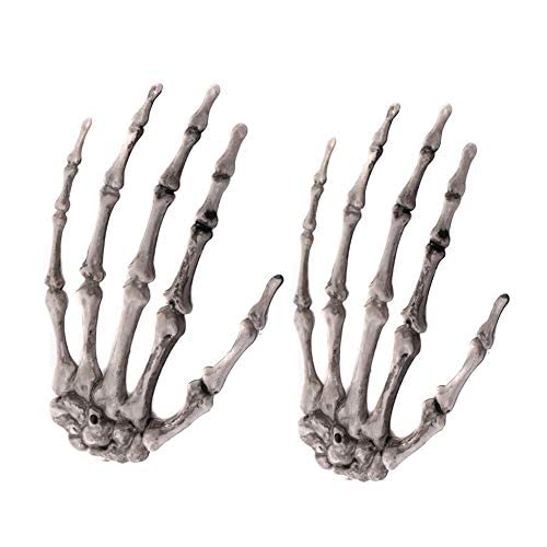 Buy UNIQUES ADDICT STORE Halloween Skeleton Hands -Fake Human Hand Bone ...